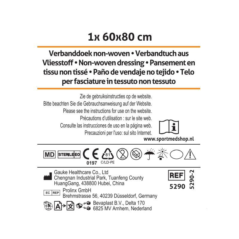 Steriel Verbanddoek 60 x 80 cm | SportMed